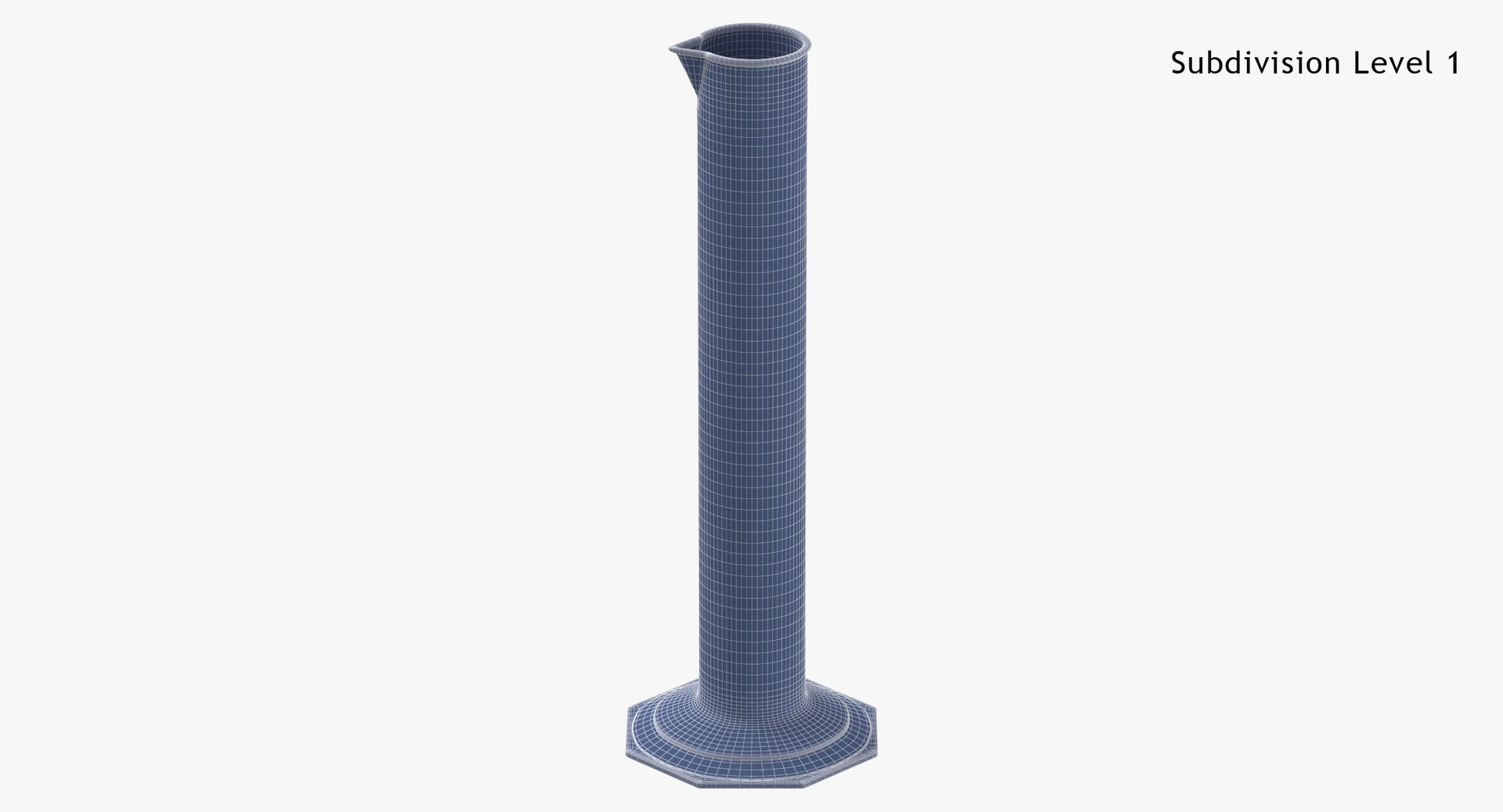 Graduated Cylinder 1L model - TurboSquid 1975547