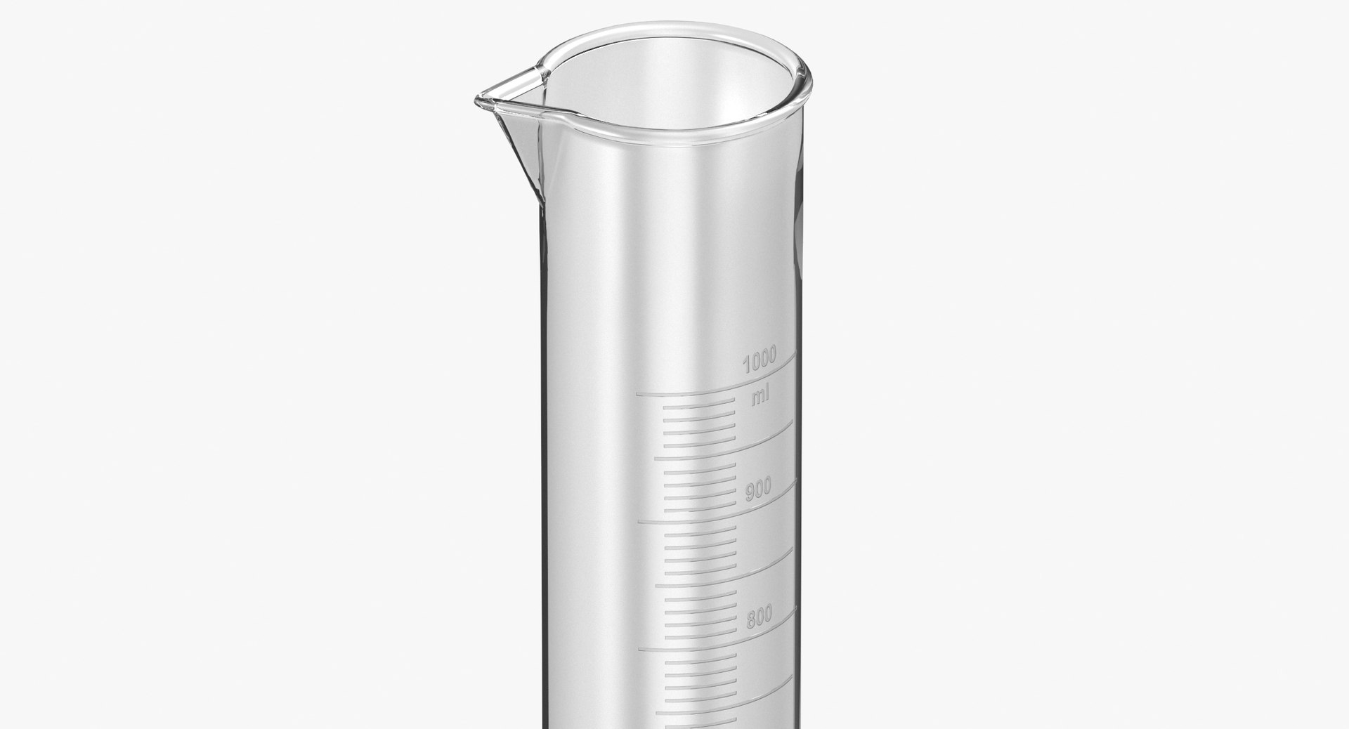 Graduated Cylinder 1L Model - TurboSquid 1975547
