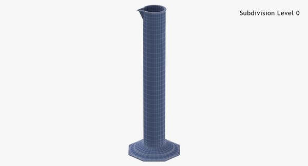 modelo 3d Graduated Cylinder 1L - TurboSquid 1975547