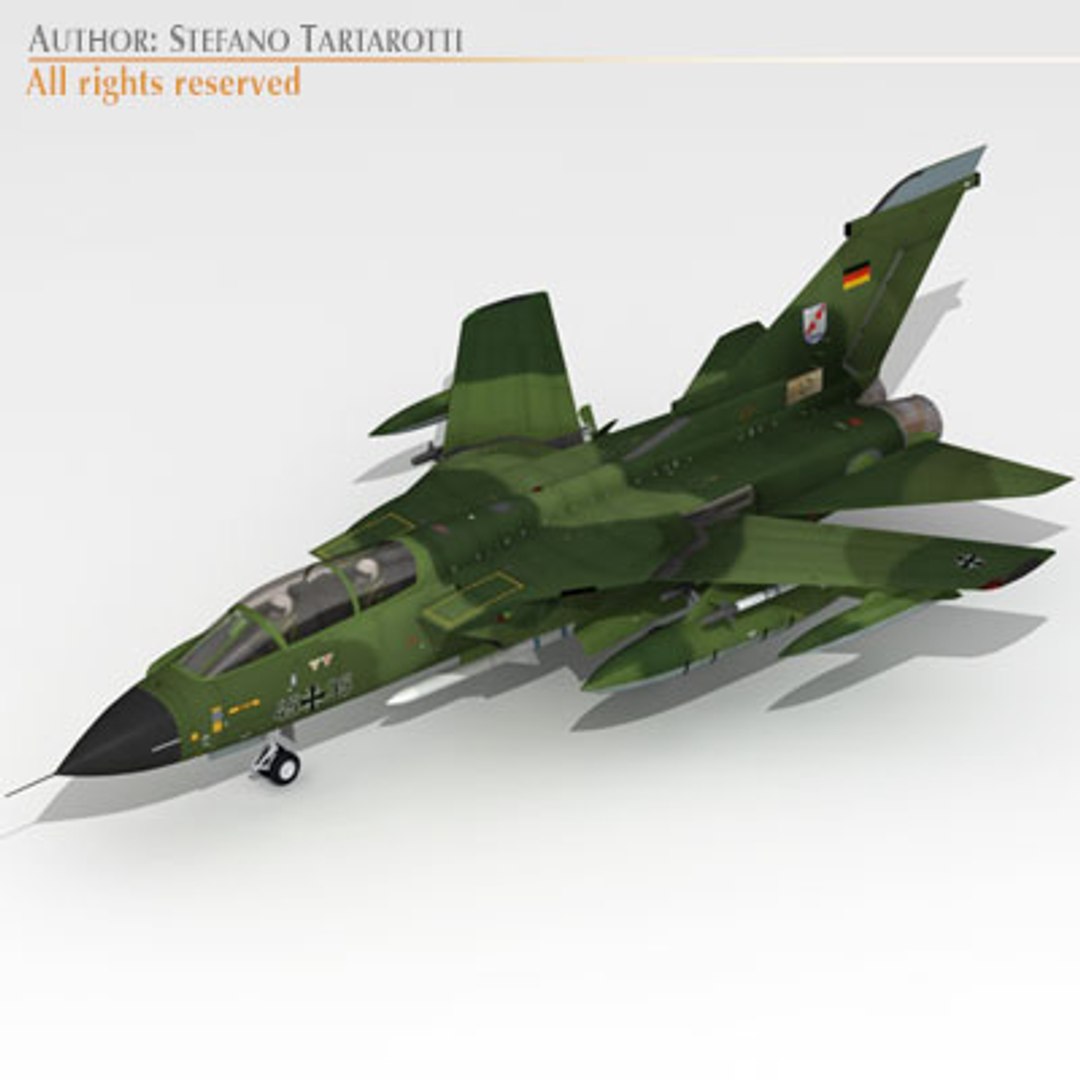 Panavia Tornado Germany Ids 3d Model