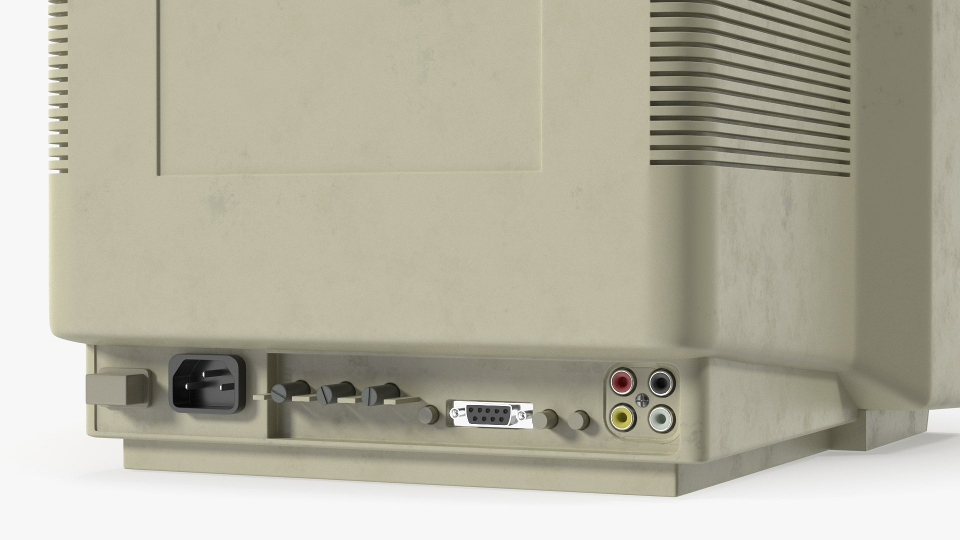 3D Old Computer with Monitor - TurboSquid 2061810