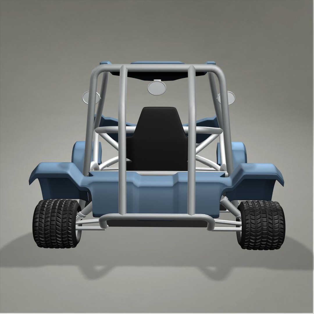 3d buggy cartoon model