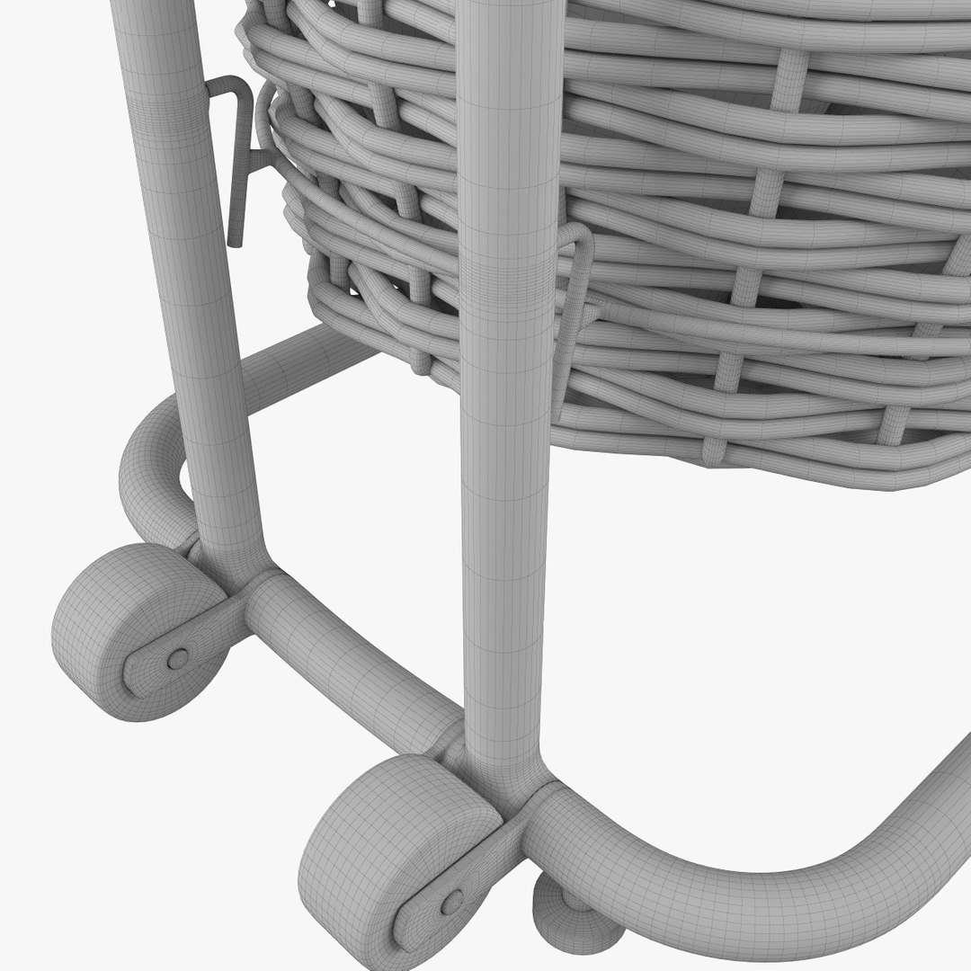 3d Basket Floor Stand Model