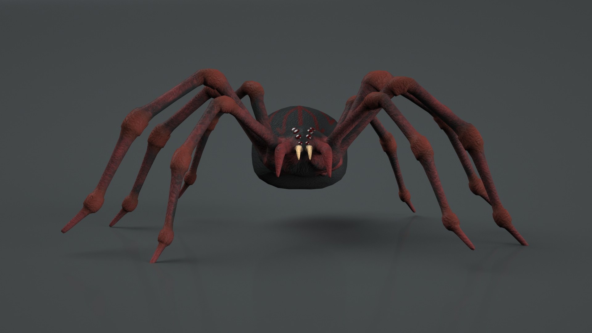 3D Spider Rigged Model - TurboSquid 1588332