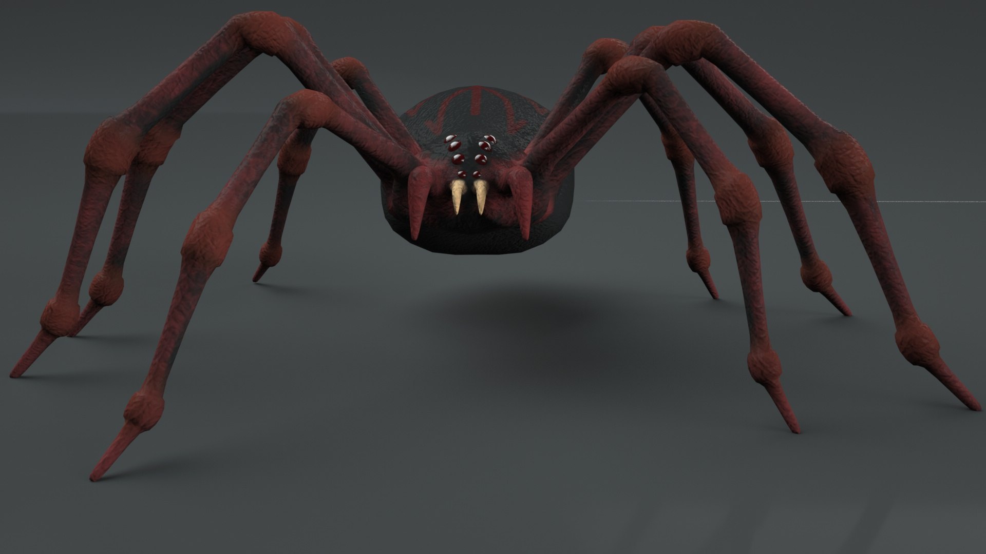 3D Spider Rigged Model - TurboSquid 1588332
