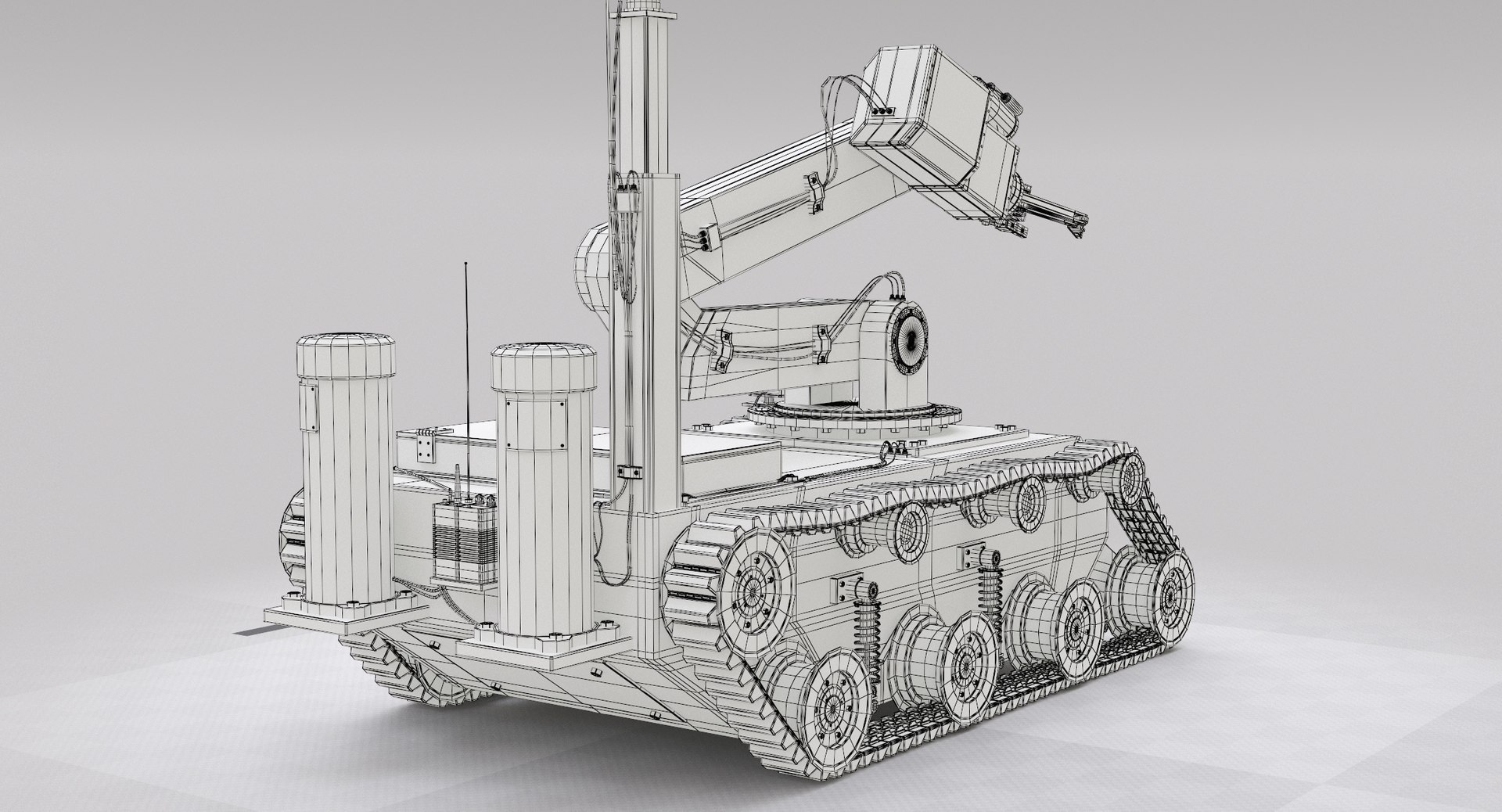 3D Sapper Robot Model - TurboSquid 1442996