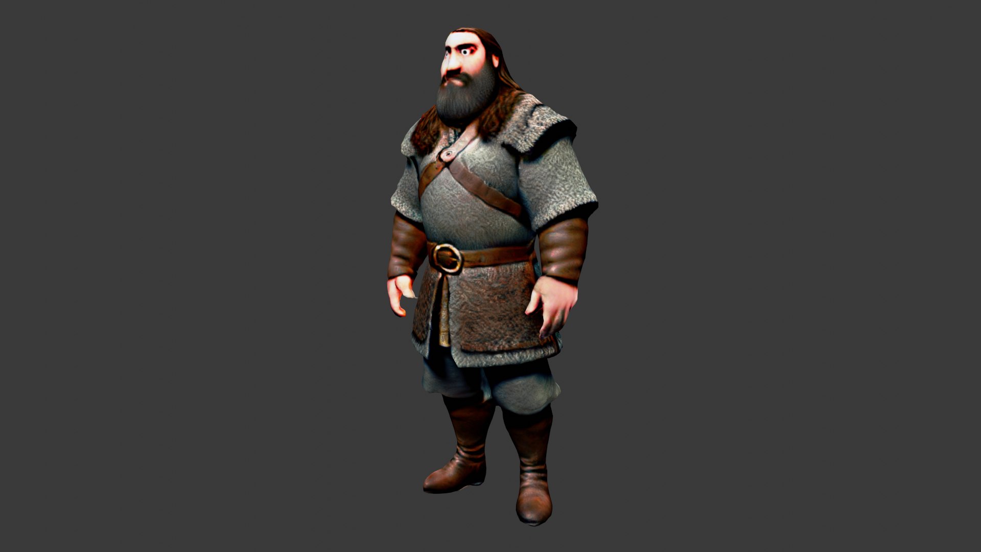 3D Model Medieval Worker - TurboSquid 2127591