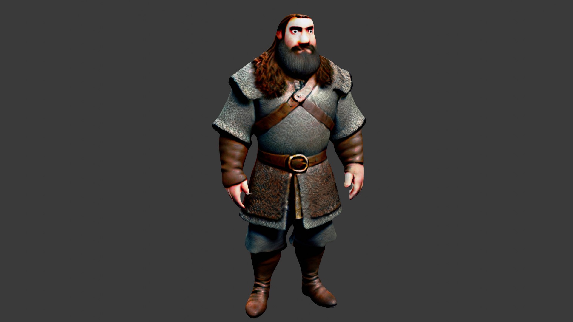 3D Model Medieval Worker - TurboSquid 2127591