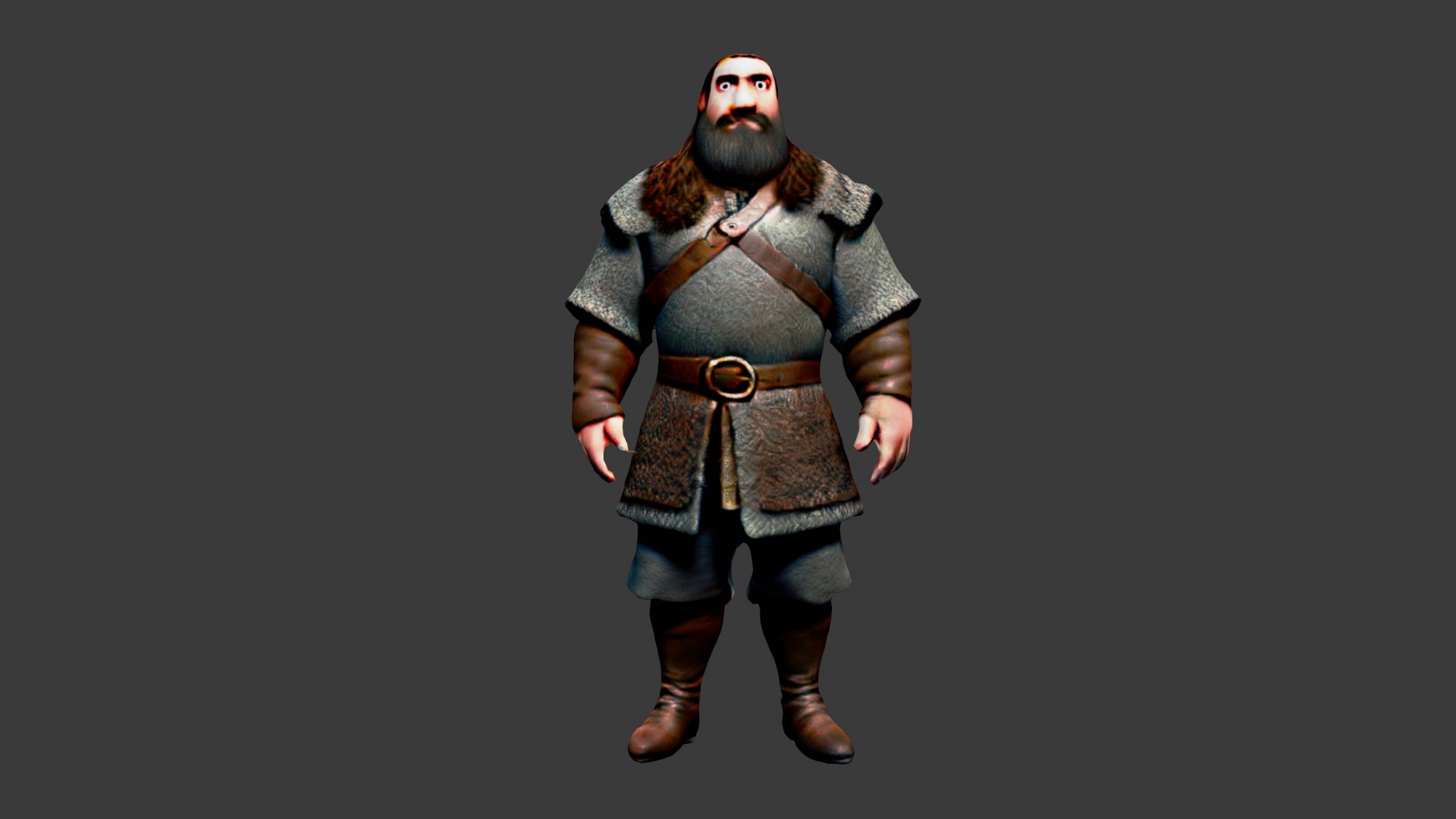 3D Model Medieval Worker - TurboSquid 2127591