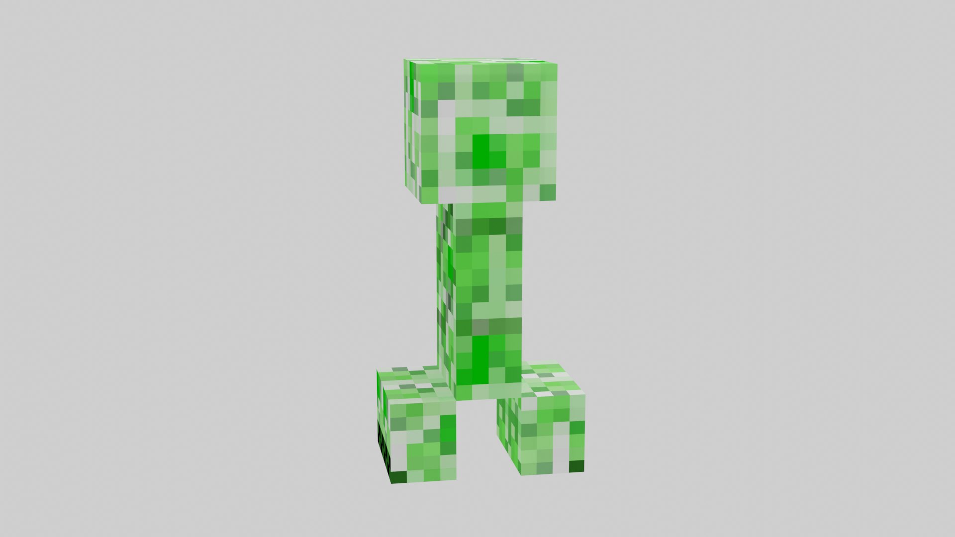 3D Minecraft Creeper model - TurboSquid 1984340