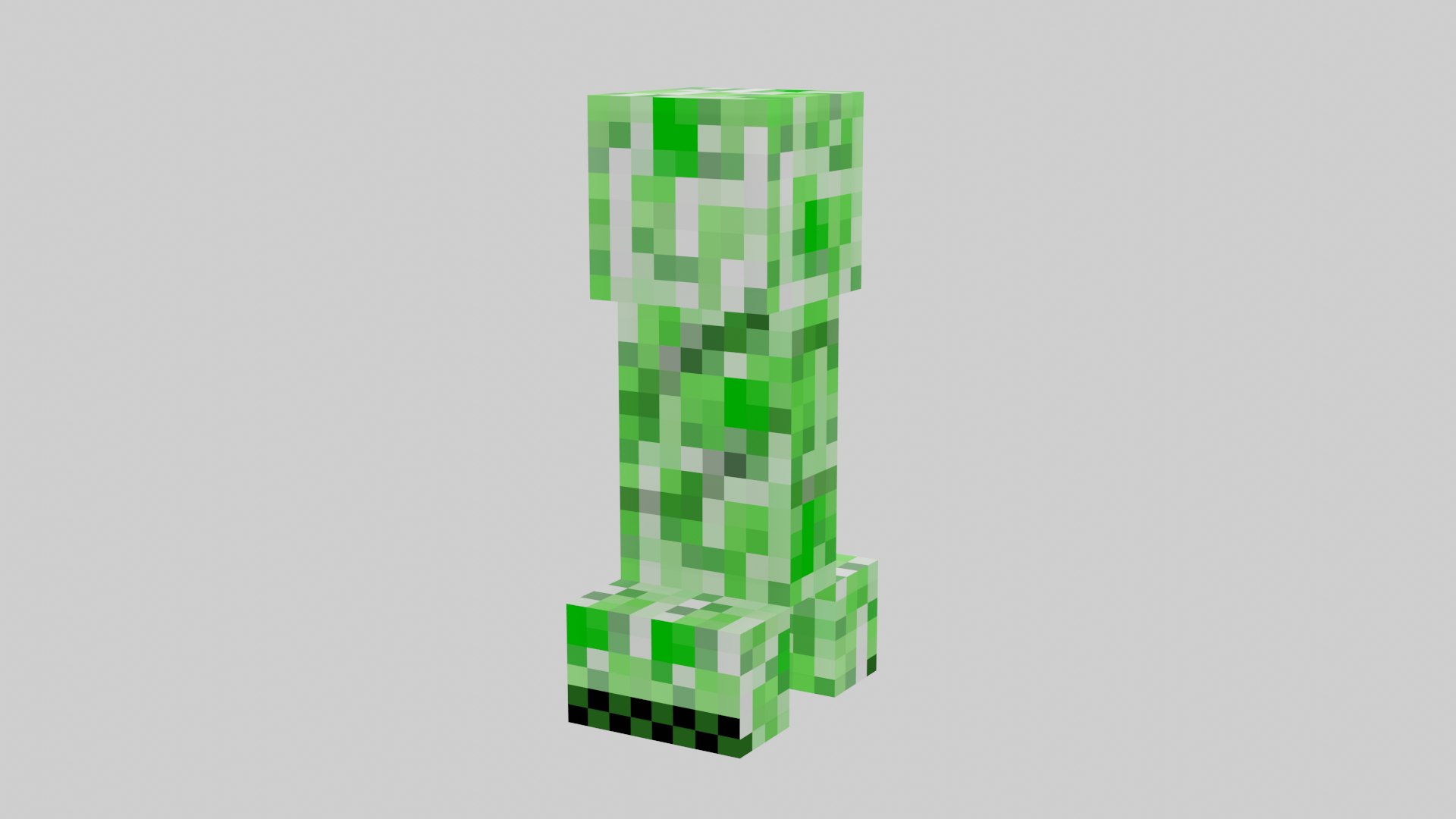 3D Minecraft Creeper model - TurboSquid 1984340