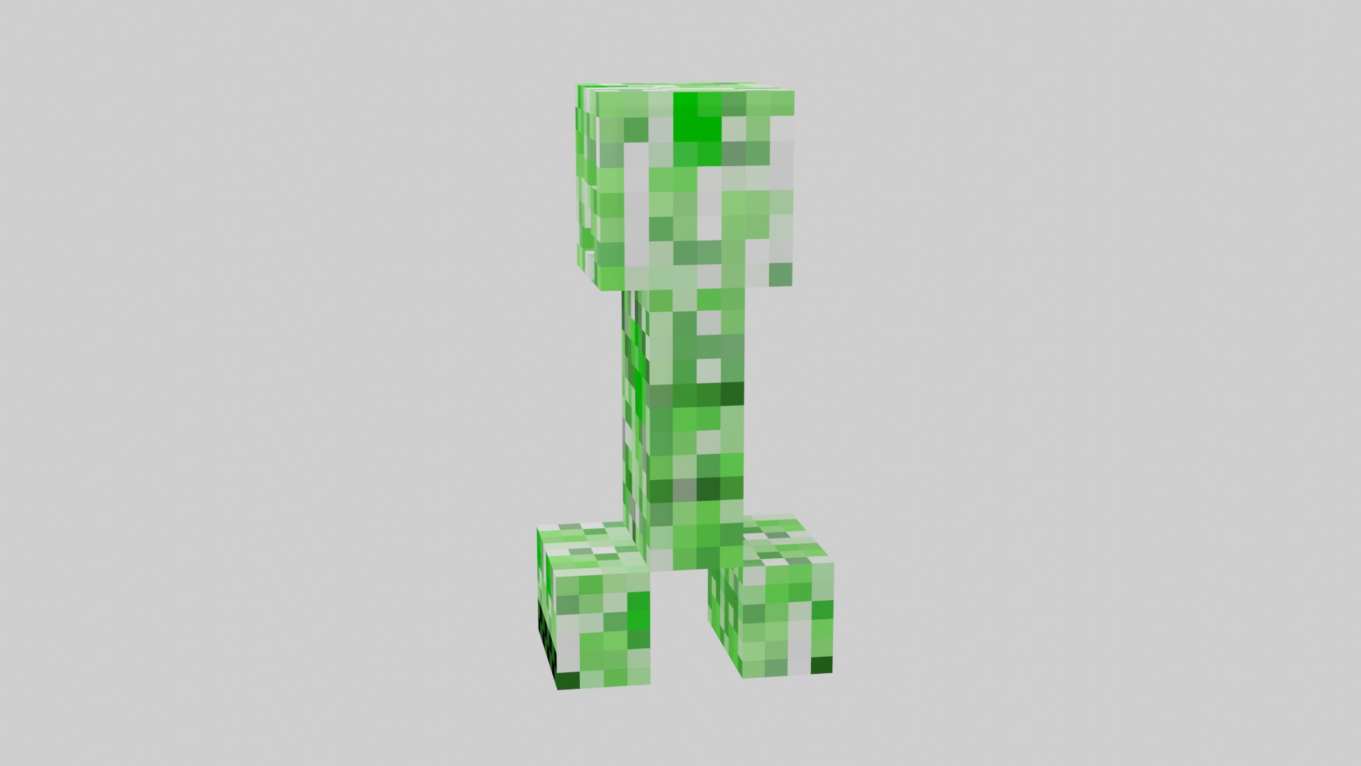 3D Minecraft Creeper Model - TurboSquid 1984340