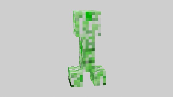 3D модель Minecraft Creeper - TurboSquid 1984340