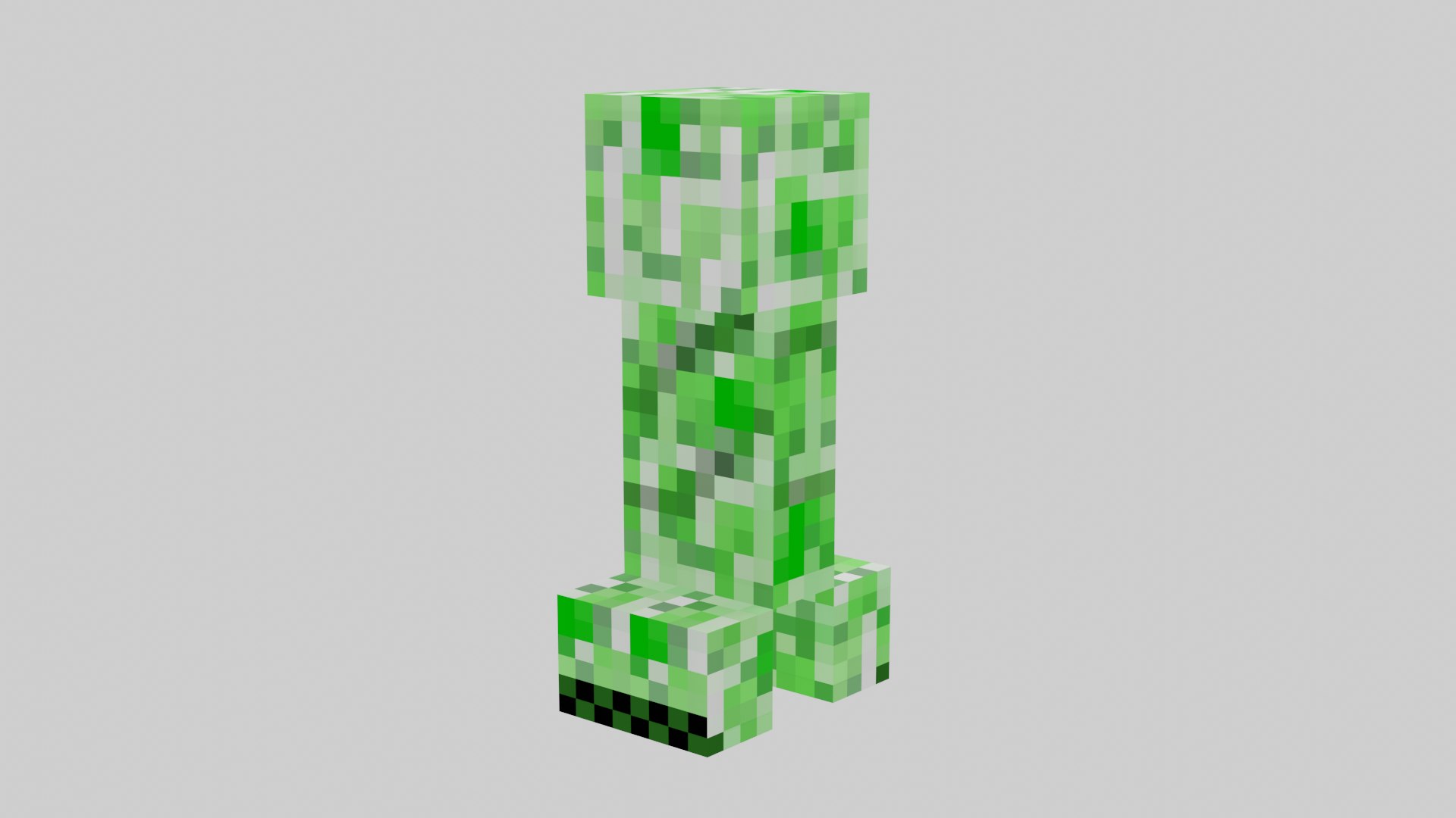 3D Minecraft Creeper model - TurboSquid 1984340