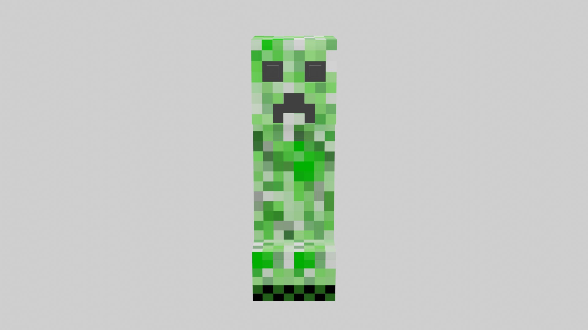 3D Minecraft Creeper model - TurboSquid 1984340