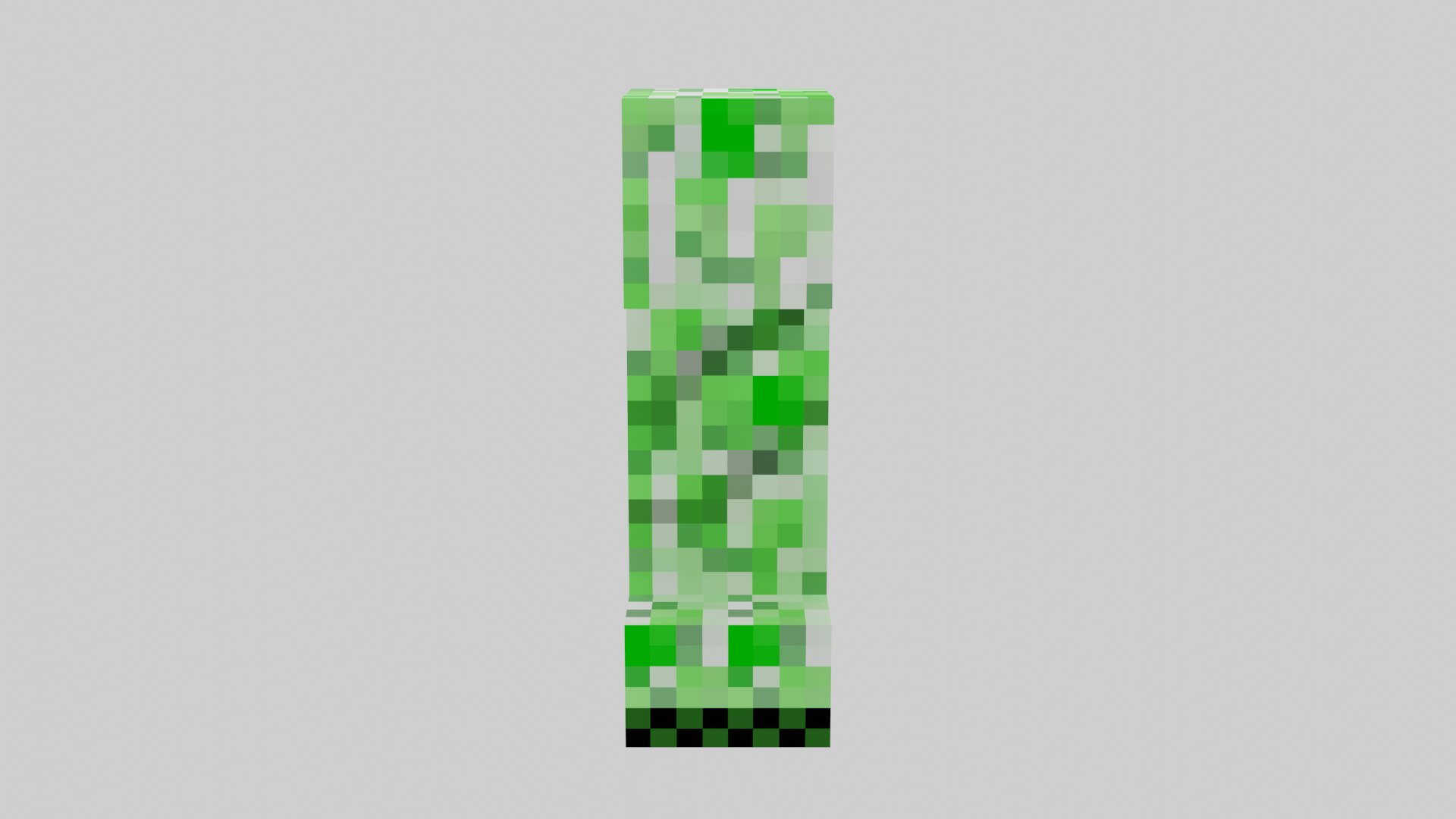 3D Minecraft Creeper Model - TurboSquid 1984340