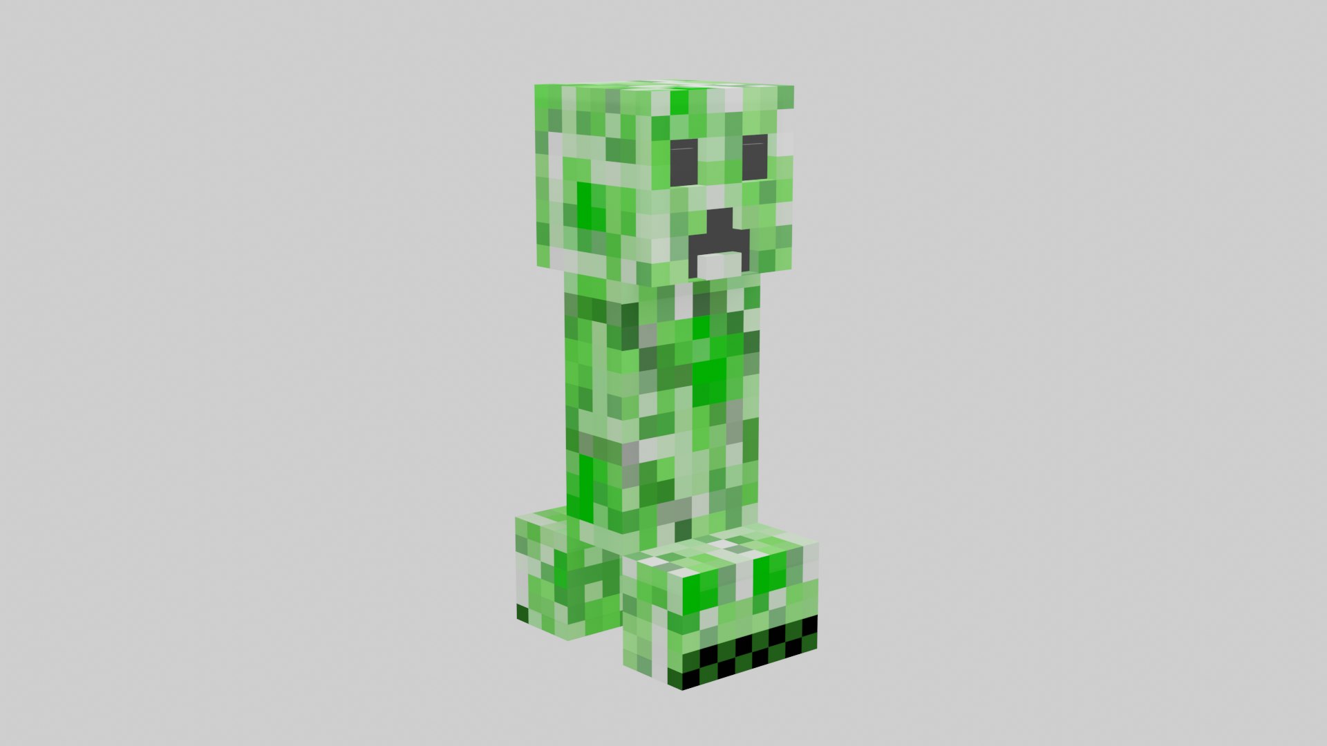 3D Minecraft Creeper model - TurboSquid 1984340