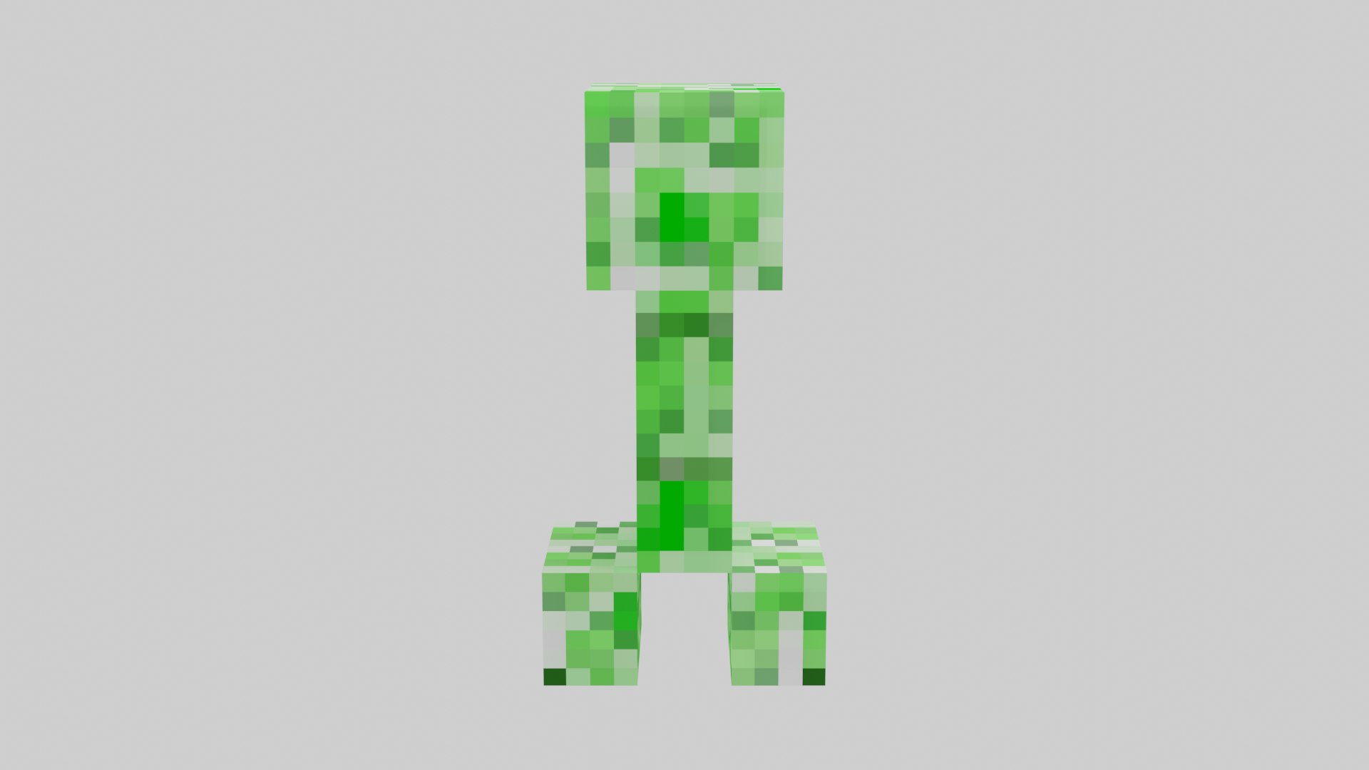 3D Minecraft Creeper model - TurboSquid 1984340