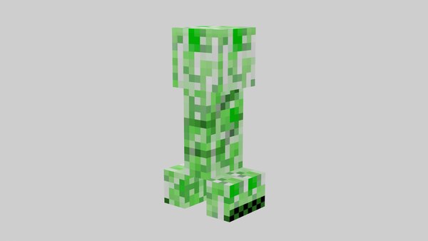 3D модель Minecraft Creeper - TurboSquid 1984340