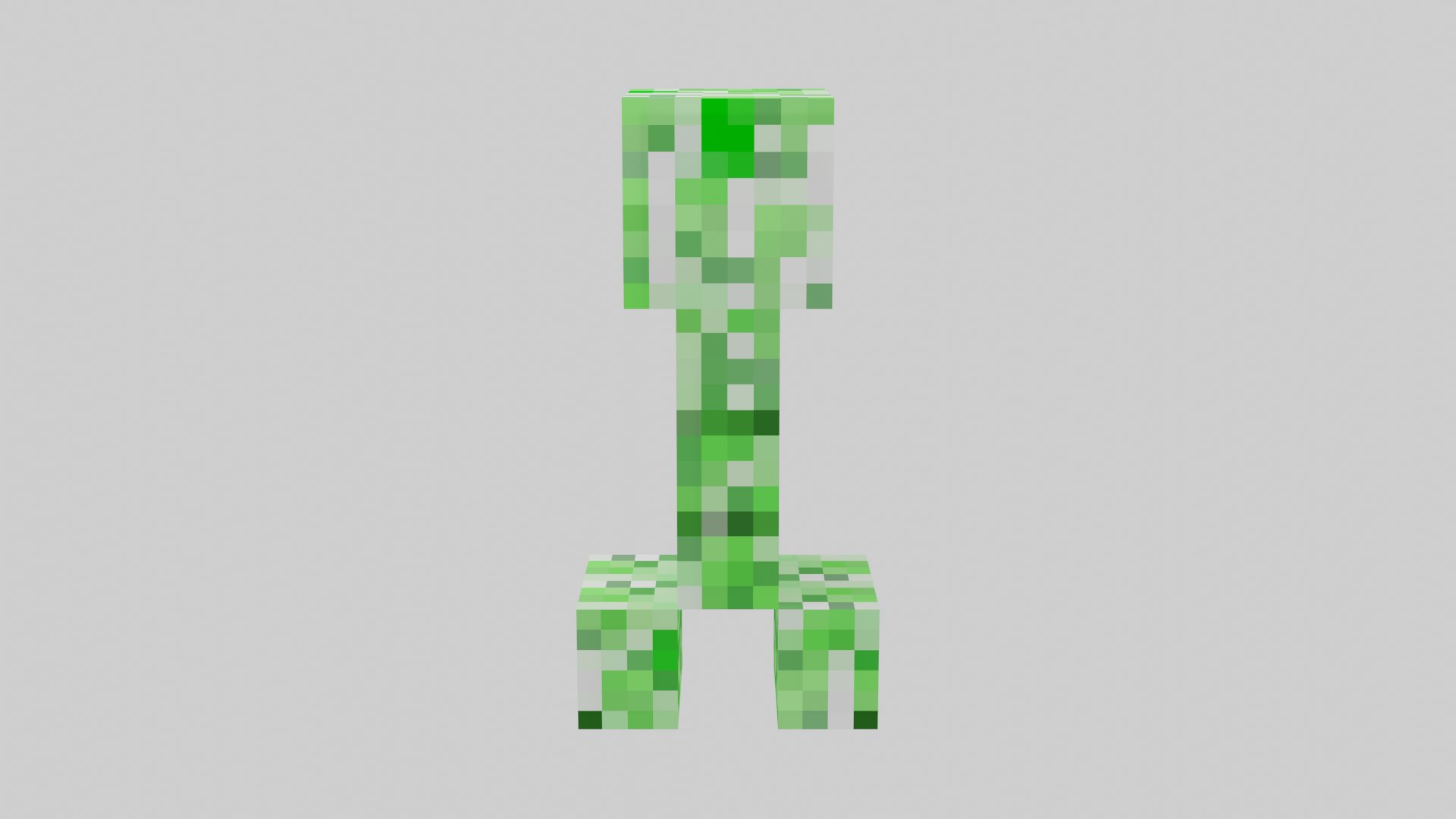 3D Minecraft Creeper Model - TurboSquid 1984340