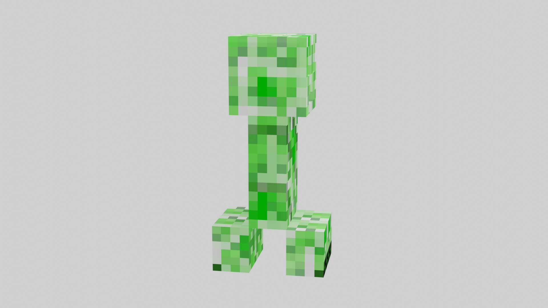 3D Minecraft Creeper model - TurboSquid 1984340