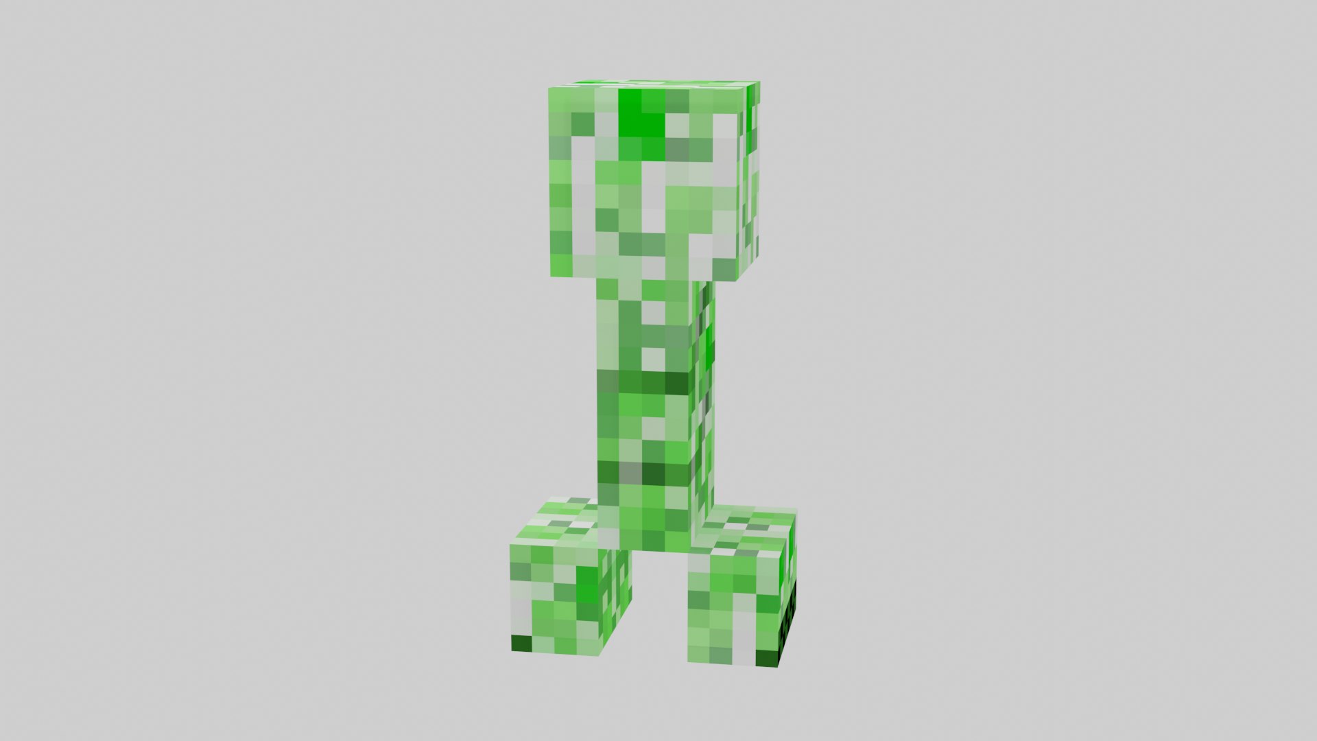 3D Minecraft Creeper Model - TurboSquid 1984340