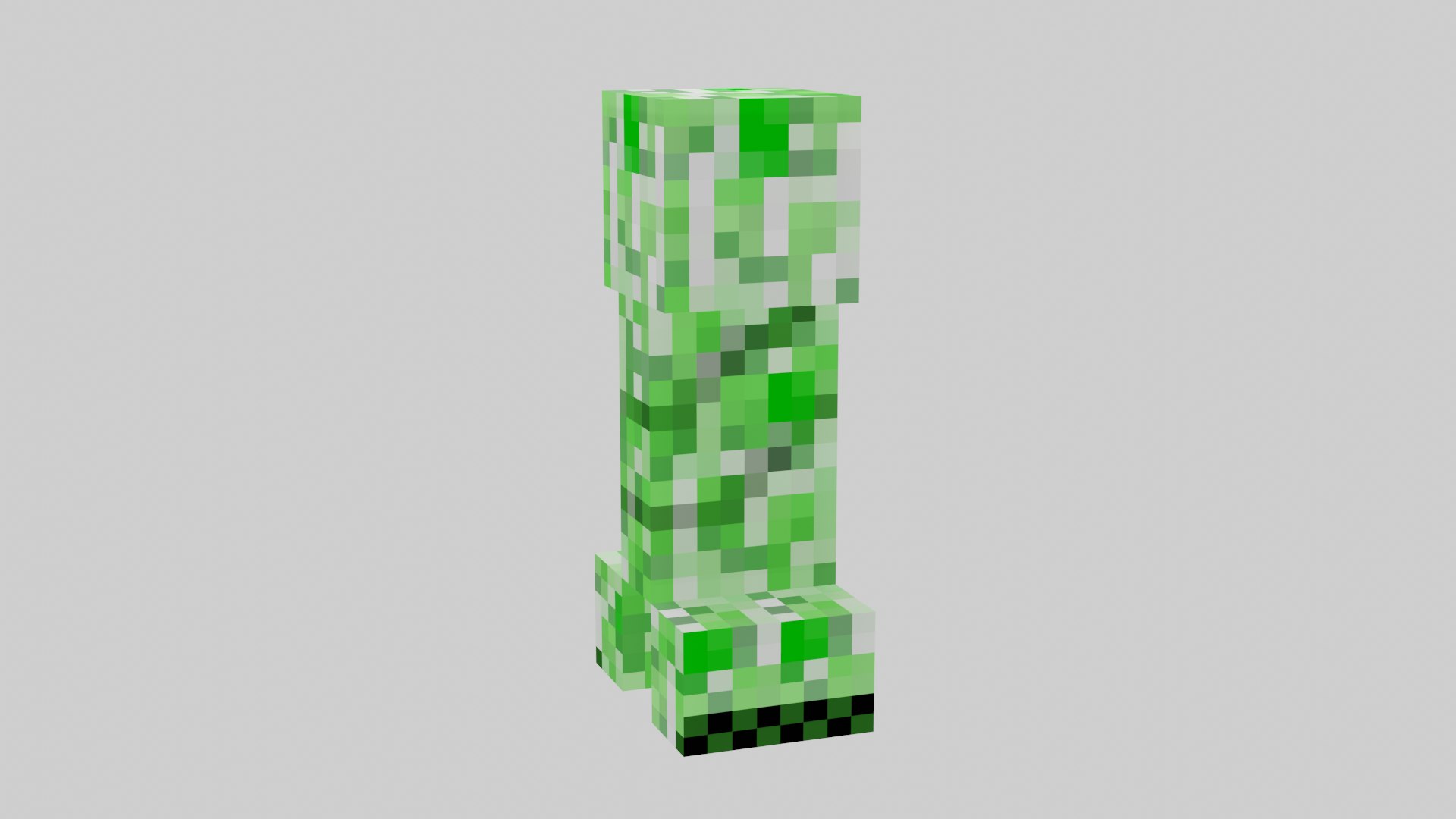 3D Minecraft Creeper Model - TurboSquid 1984340