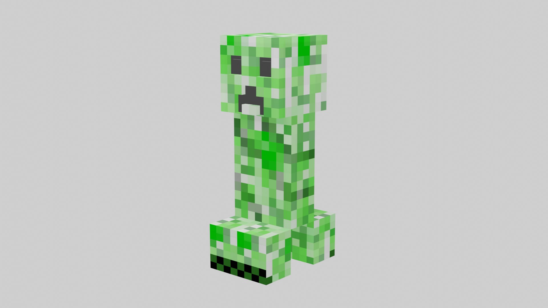 3D Minecraft Creeper model - TurboSquid 1984340