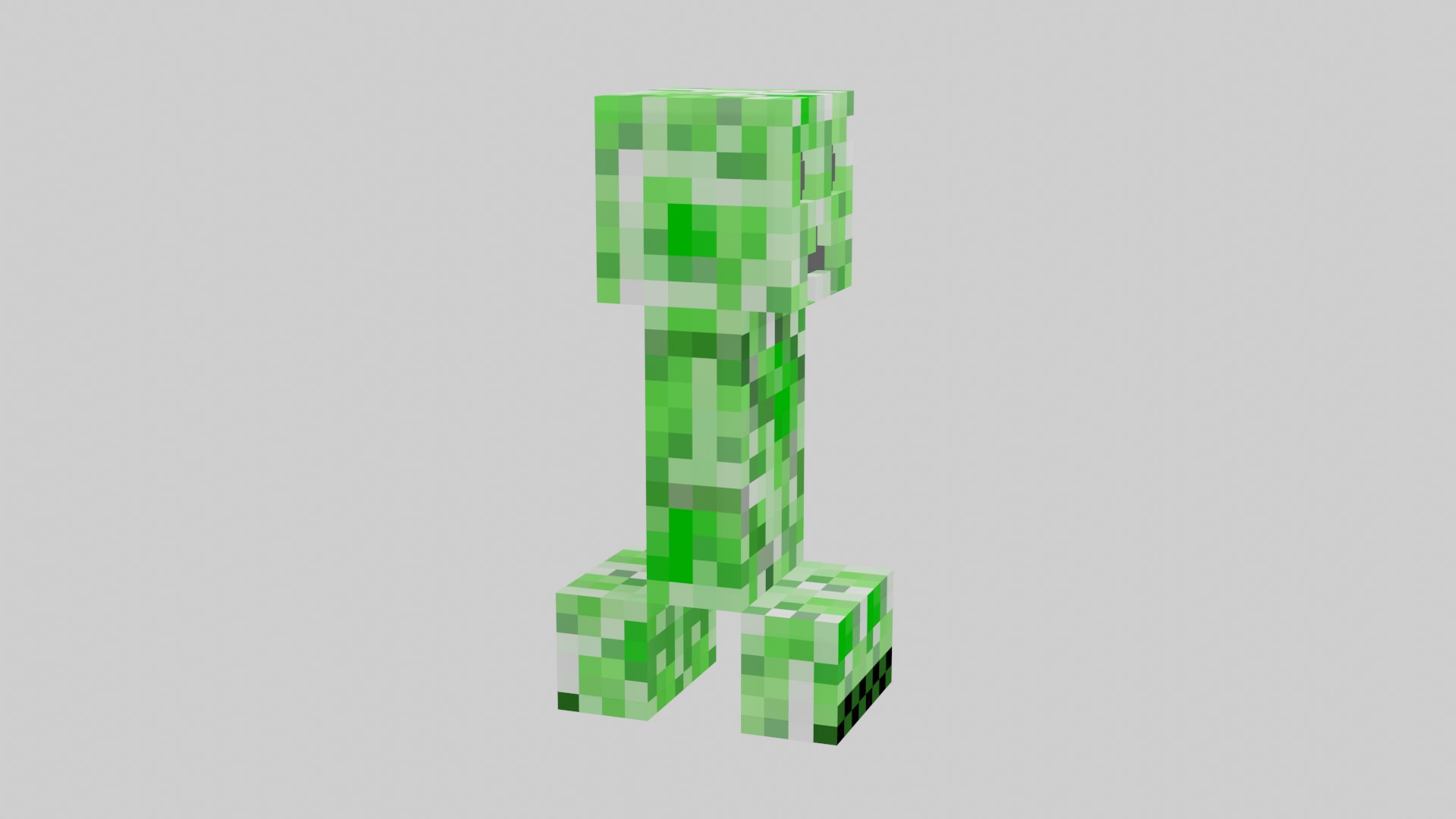 3D Minecraft Creeper model - TurboSquid 1984340
