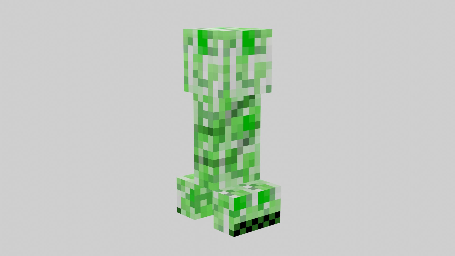 3D Minecraft Creeper Model - TurboSquid 1984340