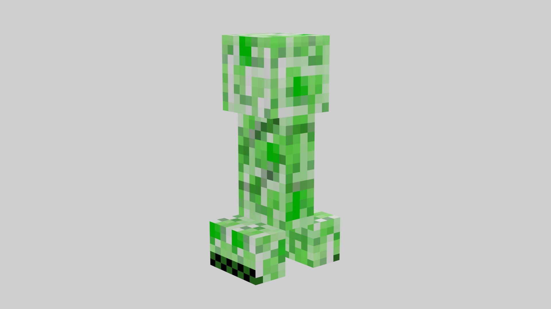 3D Minecraft Creeper model - TurboSquid 1984340