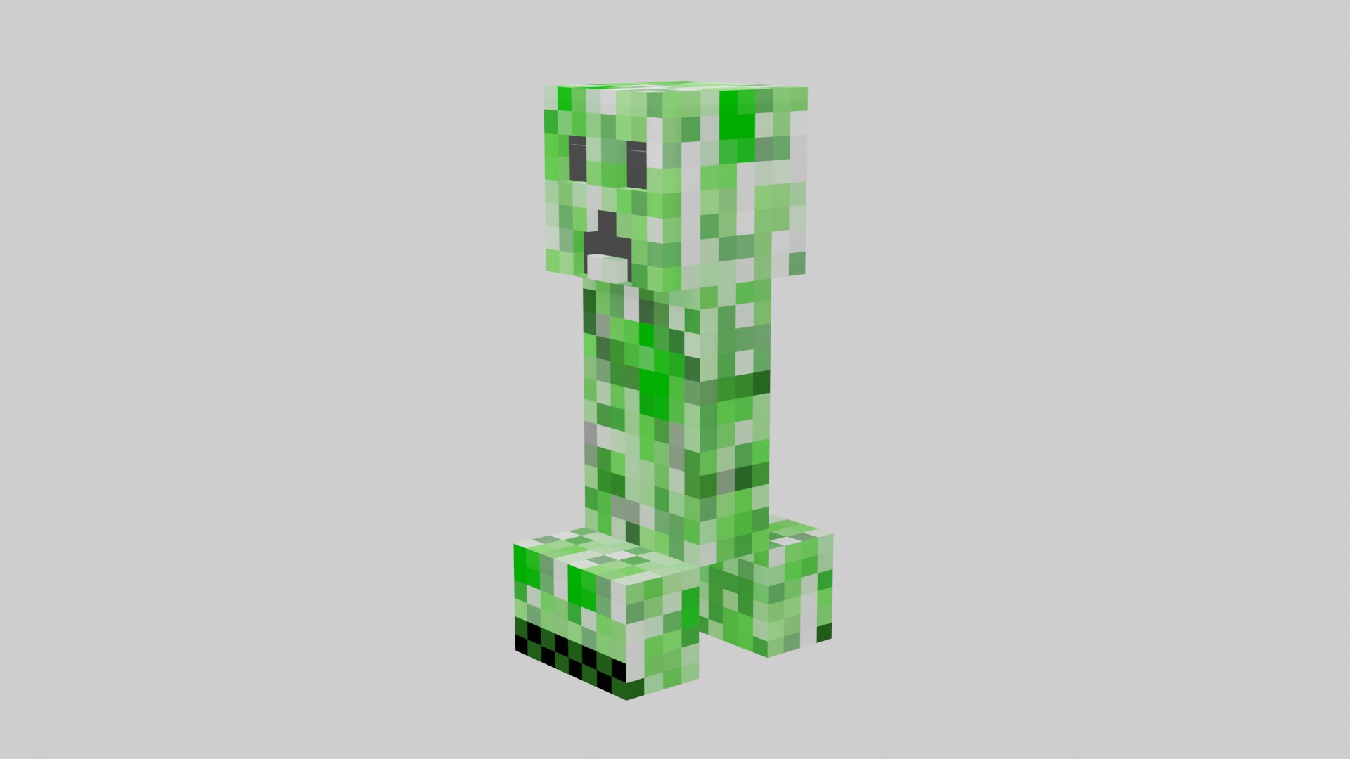 3D Minecraft Creeper Model - TurboSquid 1984340