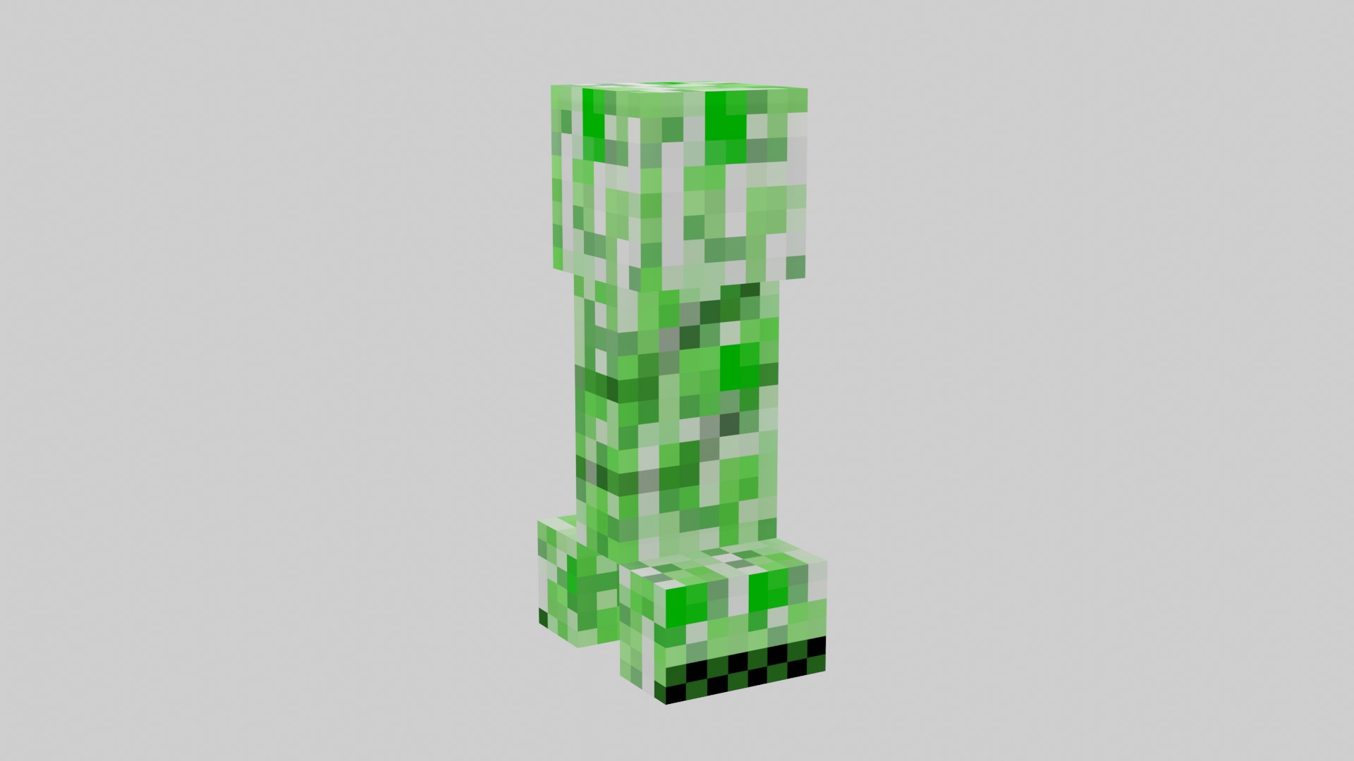 3D Minecraft Creeper Model - TurboSquid 1984340