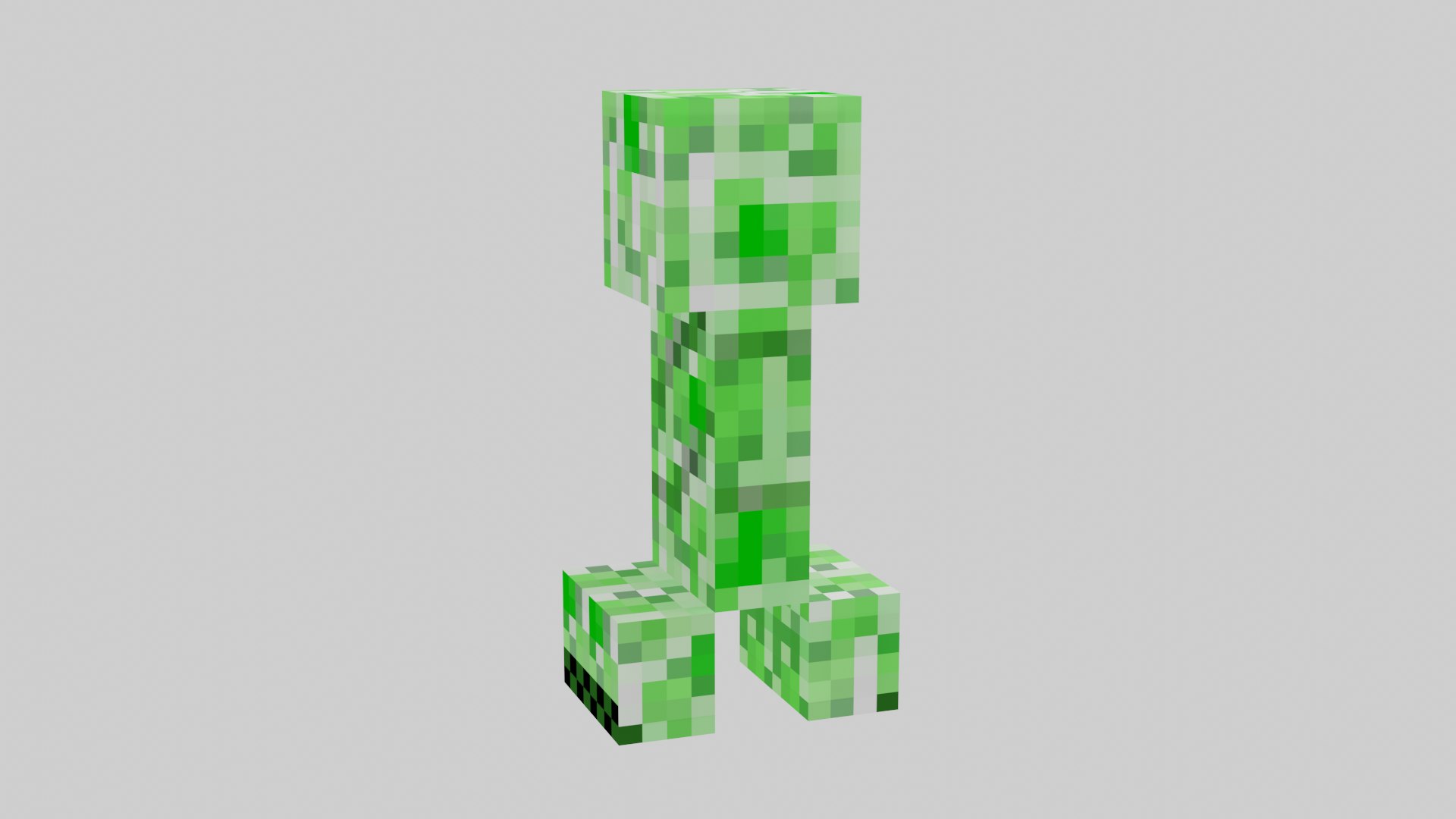 3D Minecraft Creeper model - TurboSquid 1984340