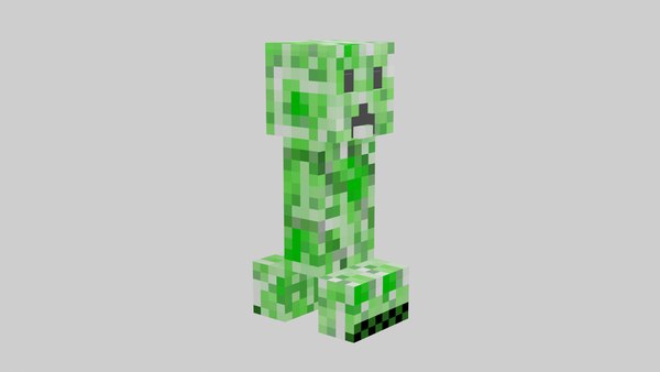 3D модель Minecraft Creeper - TurboSquid 1984340