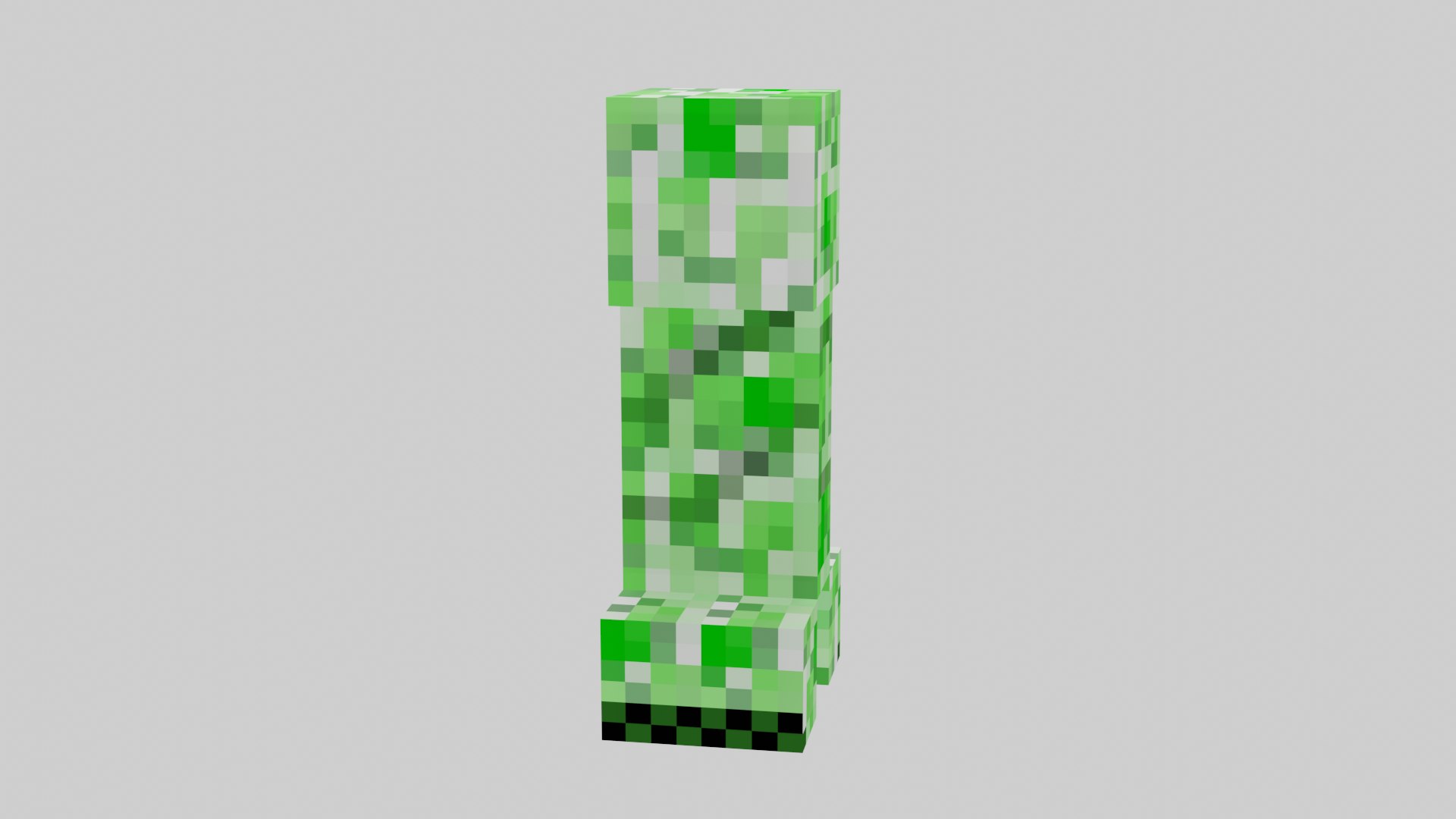 3D Minecraft Creeper Model - TurboSquid 1984340