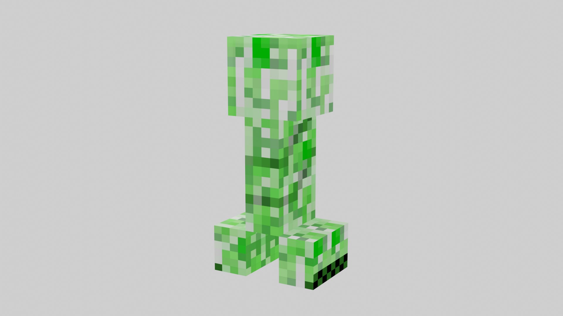 3D Minecraft Creeper Model - TurboSquid 1984340