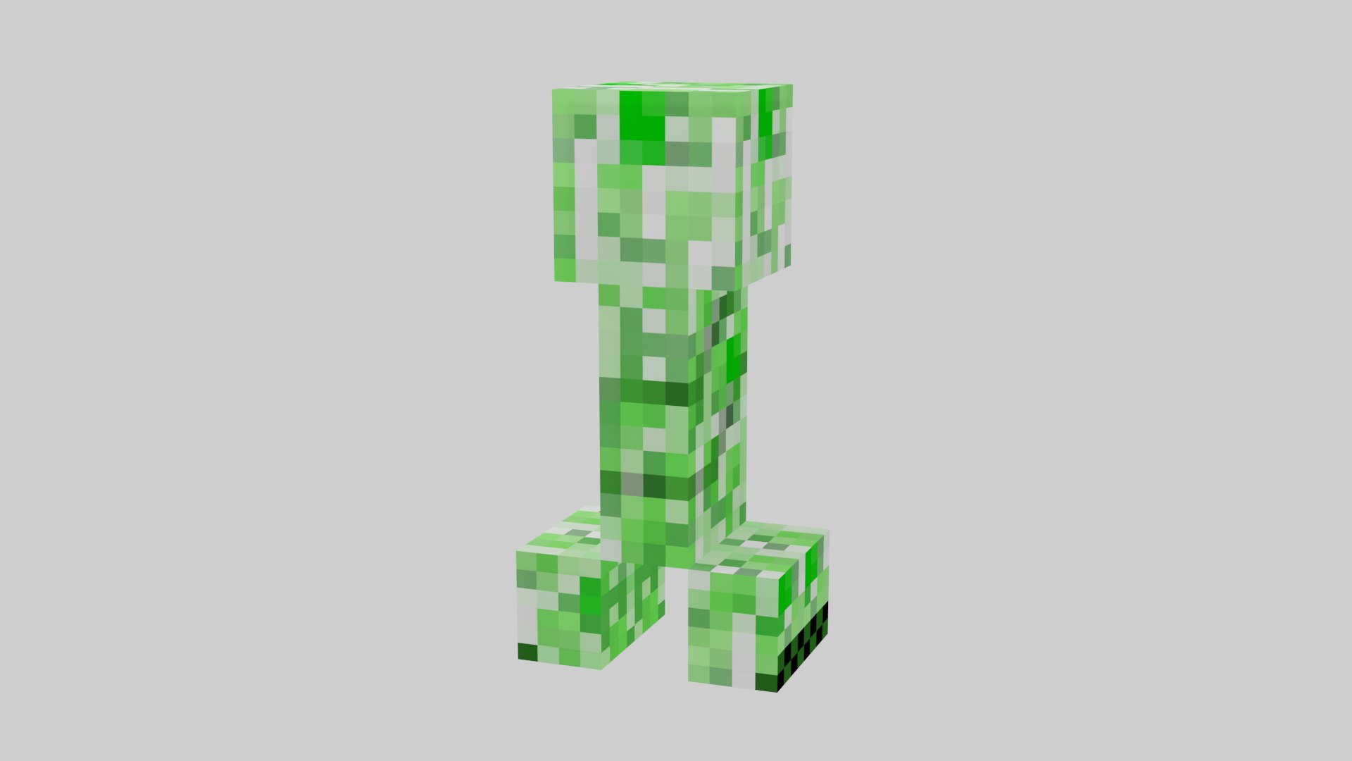 3D Minecraft Creeper Model - TurboSquid 1984340