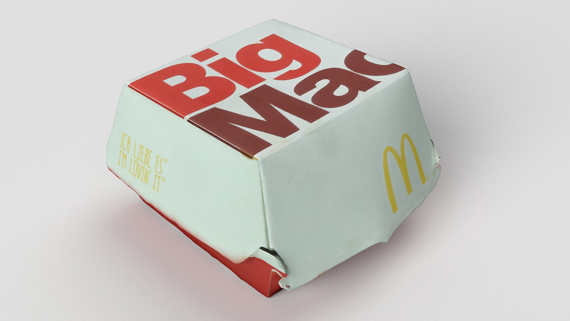 3D Big Mac Burger Box Model - TurboSquid 1584754