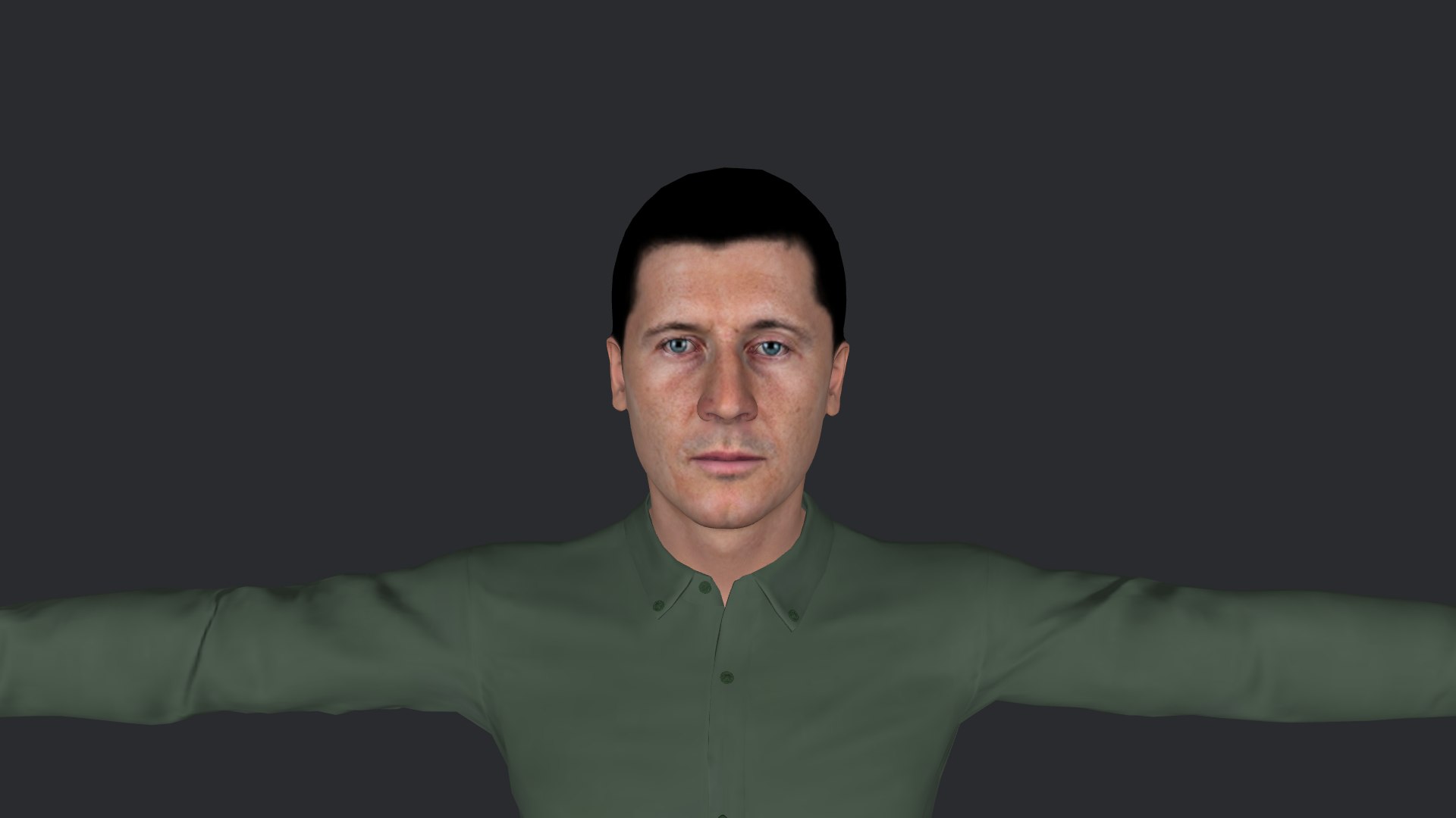 3D Robert Lewandowski Hyper Realistic Full Body Fully Rigged 3D ...