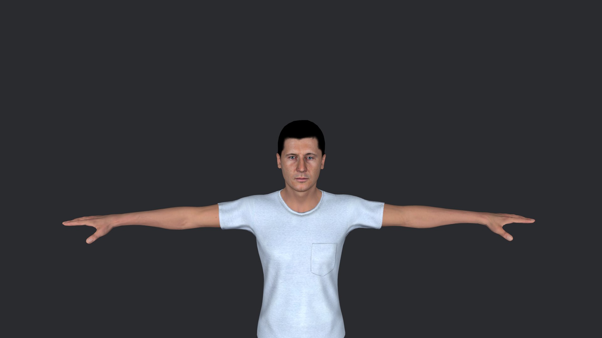 3D Robert Lewandowski Hyper Realistic Full Body Fully Rigged 3D ...