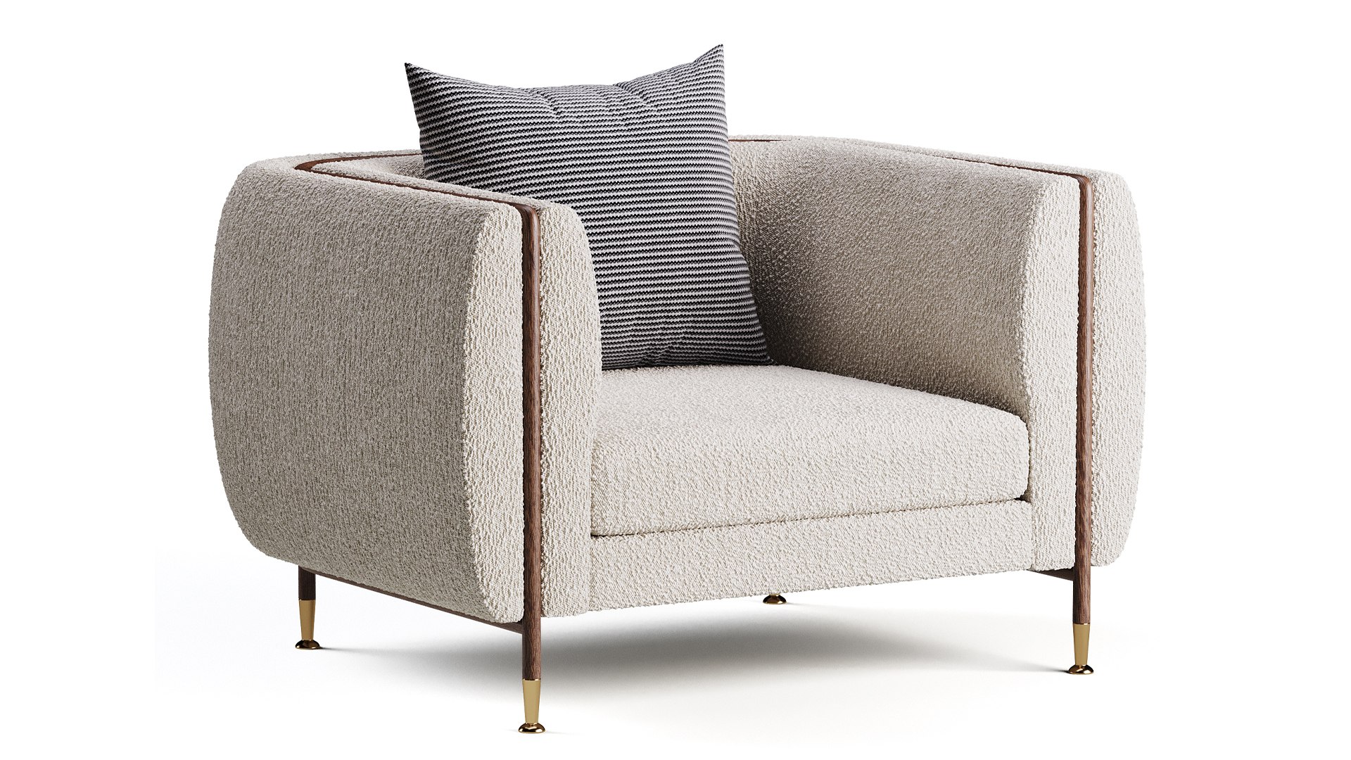 3D ARMCHAIR BARLOW Model - TurboSquid 2428377