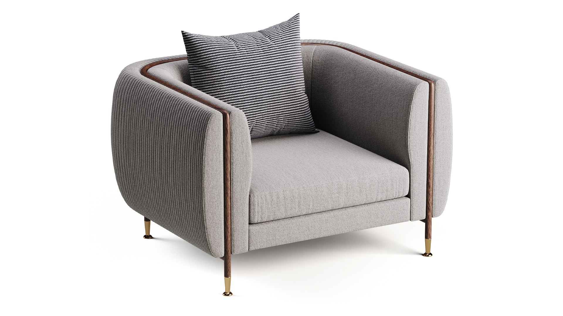 3D ARMCHAIR BARLOW Model - TurboSquid 2428377