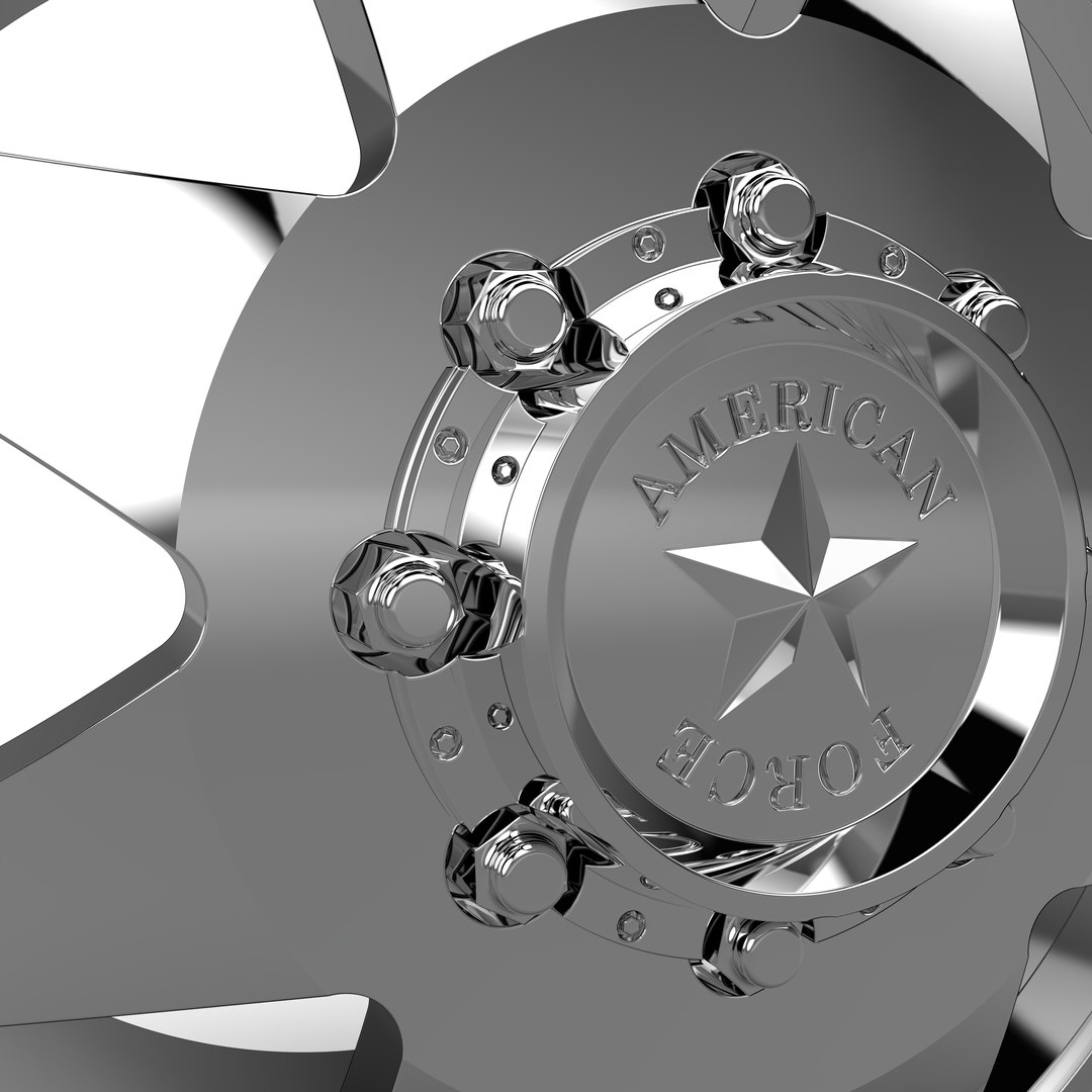 3D AMERICAN FORCE DB02 MONUMENT DBO WHEEL RIM Model - TurboSquid 2147516