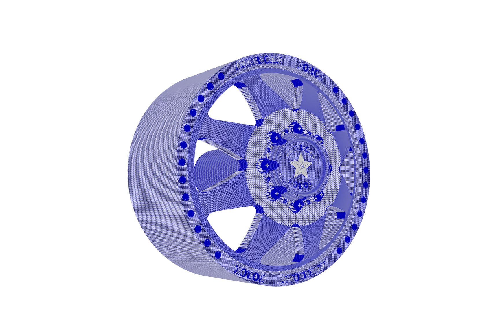 3D AMERICAN FORCE DB02 MONUMENT DBO WHEEL RIM Model - TurboSquid 2147516