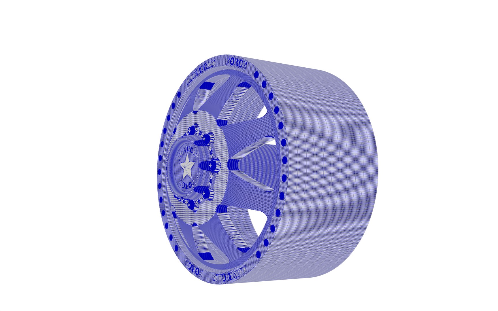 3D AMERICAN FORCE DB02 MONUMENT DBO WHEEL RIM Model - TurboSquid 2147516