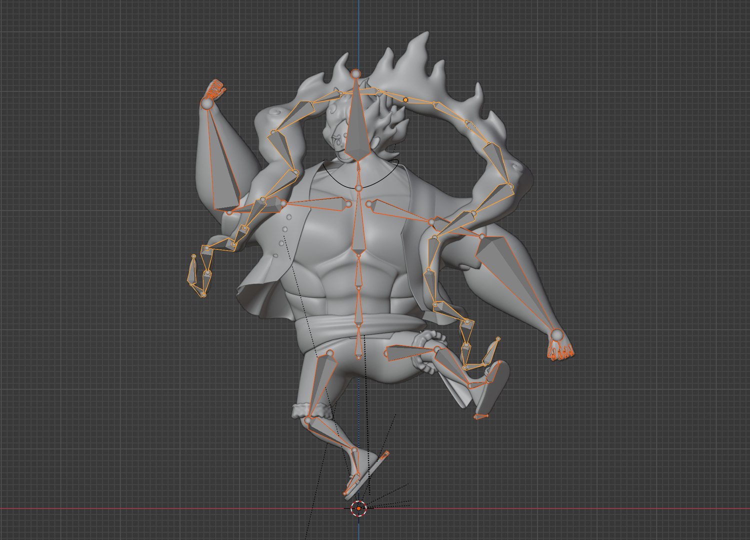 Luffy Gear 5 Muscle - One Piece 3D Model - TurboSquid 2272995