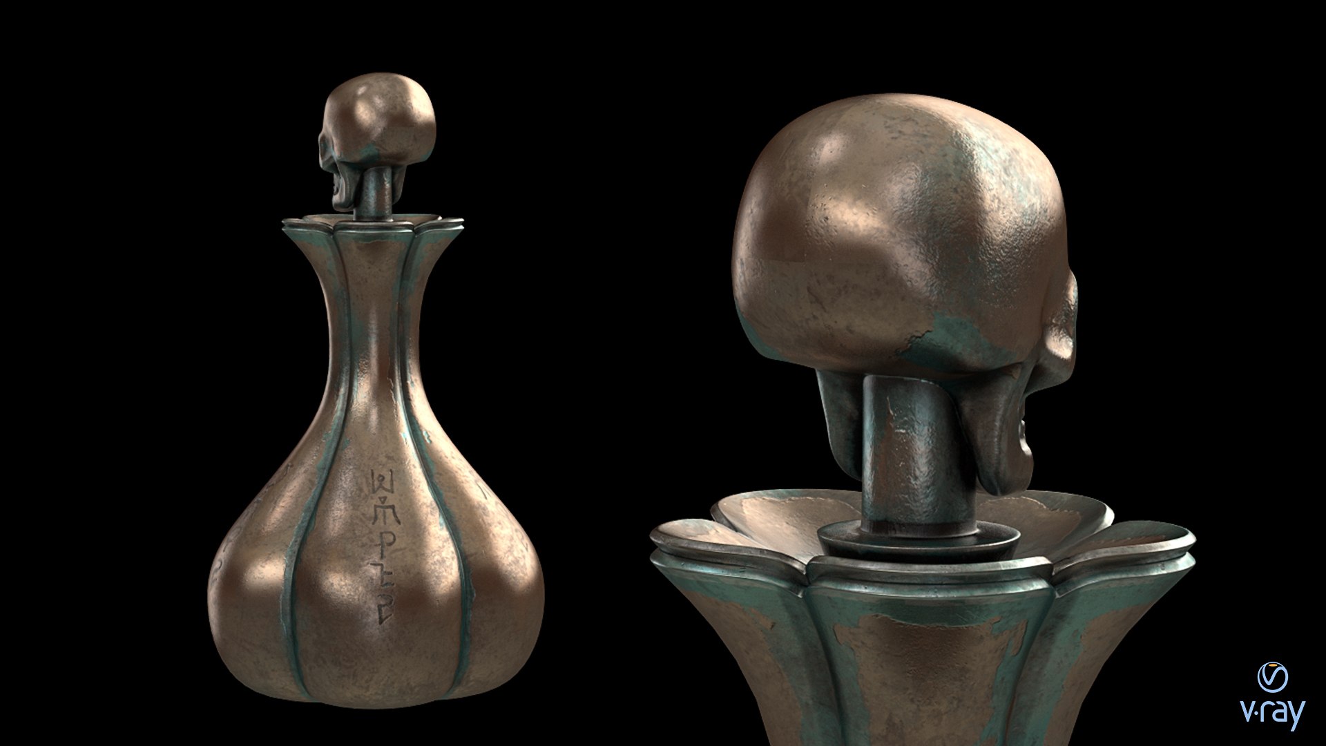 3d potion magic model