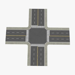 road intersection texture