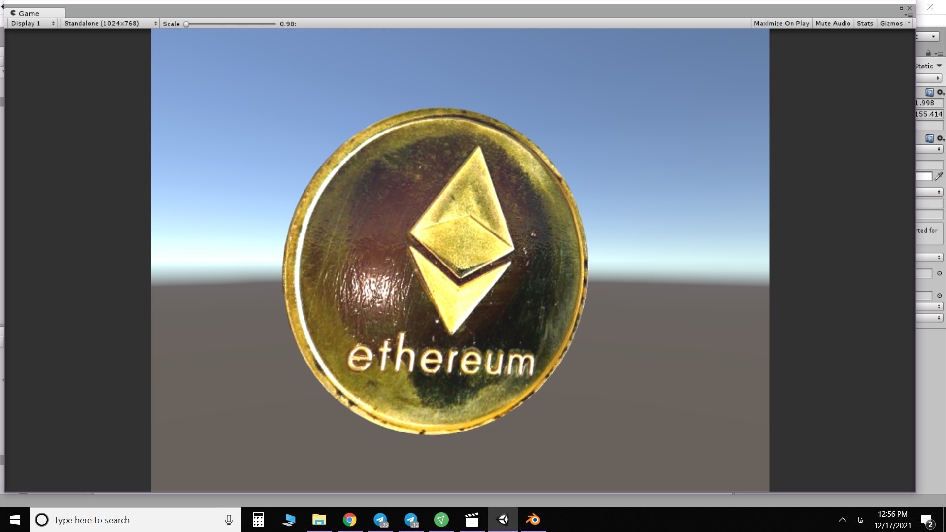 Ethereum Coin 3D Model - TurboSquid 1828956